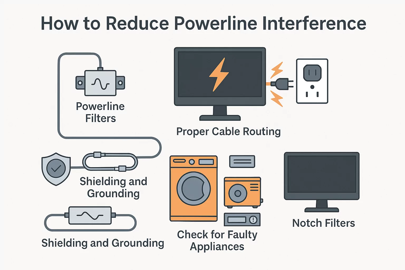 How Do I Reduce Powerline Interference?