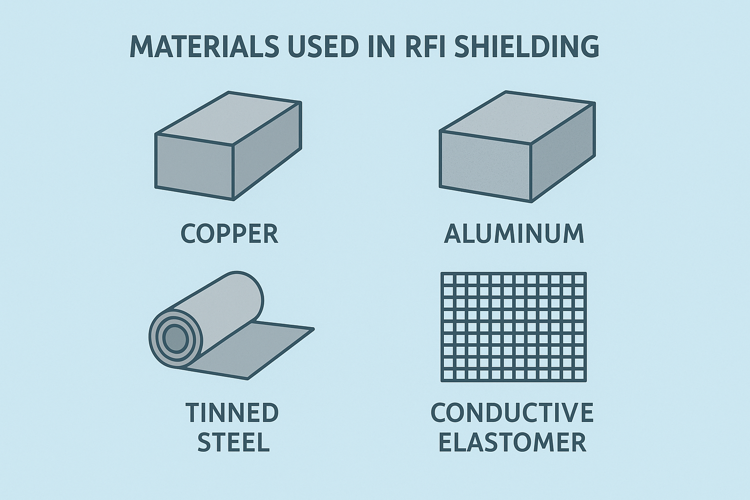 What Are the Materials Used in RFI Shielding?
